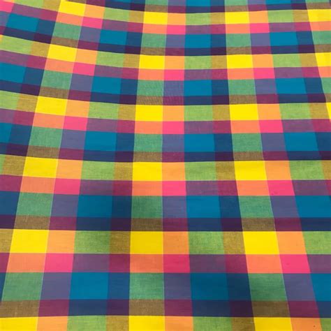 Tissu coton madras 083 au mètre à partir de 50 cm Tissus Lionel