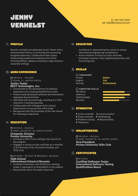 Qa Tester Sample Resumes Periphysique