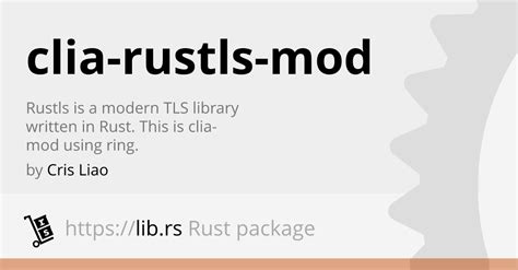 Clia Rustls Mod Rust Crypto Library Lib Rs