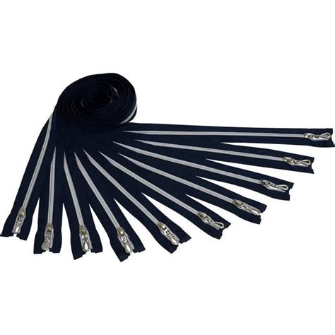 C64087 Lot De 10 Fermetures Éclair À Glissière Spirale N5 60 Cm