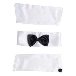 Stripper Set Chippendales Kostüm Stripperkostüm weiß 5 39
