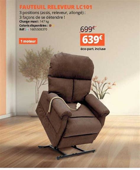 Promo Fauteuil Releveur Lc101 chez Distri Club Médical iCatalogue fr