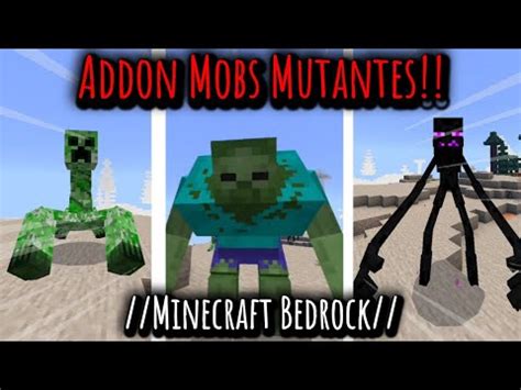 ADDON De CRIATURAS MUTANTES Para MINECRAFT PE 1 20 MINECRAFT