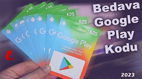 BEDAVA GOOGLE PLAY KODU ALMA 2023 100 GERÇEK KANITLI YouTube