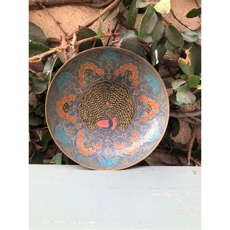 Cloisonne Peacock Bowl Cloisonne Bowl Decorative Bowls