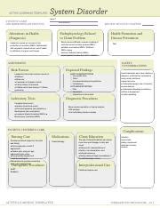 Neutropenia System Disorder Template