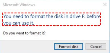 Error You Need To Format The Disk Before You Can Use It Eymeva