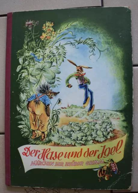 DER HASE UND der Igel Märchen der Brüder Grimm DDR Kinderbuch 1954 EUR