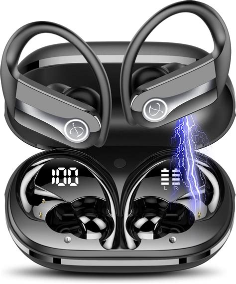 Jesebang Sport Écouteur Bluetooth 5 3 avec HD Mic Oreillette sans Fil