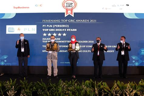 Sukses Kelola Manajemen Risiko PLN Group Raih 11 Penghargaan TOP GRC