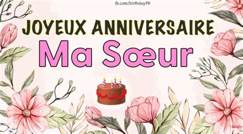 Joyeux Anniversaire Ma Sœur image HBDAY ART FR