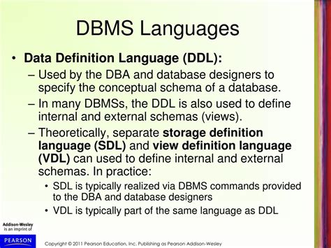 ppt dbms languages powerpoint presentation free download id 2632613