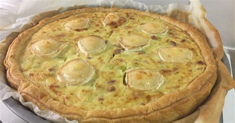 Quiche courgette lardons chèvre par fradetal audrey Une recette de