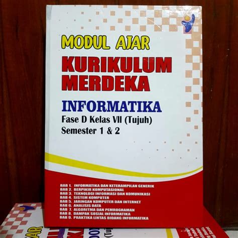 jual modul ajar informatika kelas 7 smp mts kurikulum merdeka belajar rpp prototipe shopee