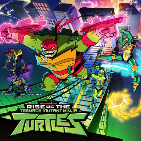 Sección visual de El ascenso de las Tortugas Ninja Serie de TV