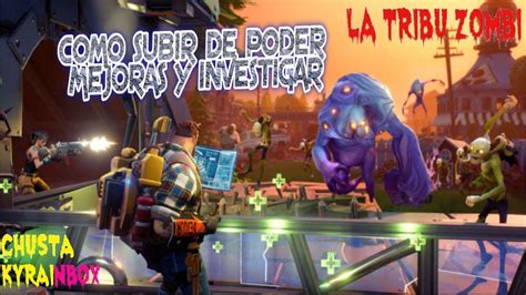 Guía Tutorial salvar el mundo Fortnite mejoras y investigacion