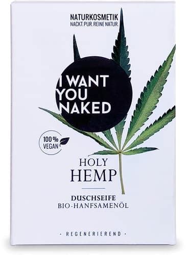 I Want You Naked Holy Hemp Duschseife Bio Hanfsamenöl Vitamin E