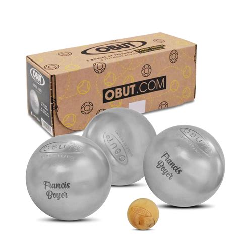 Boules De P Tanque Obut Personnalis Es Avec Un Pr Nom