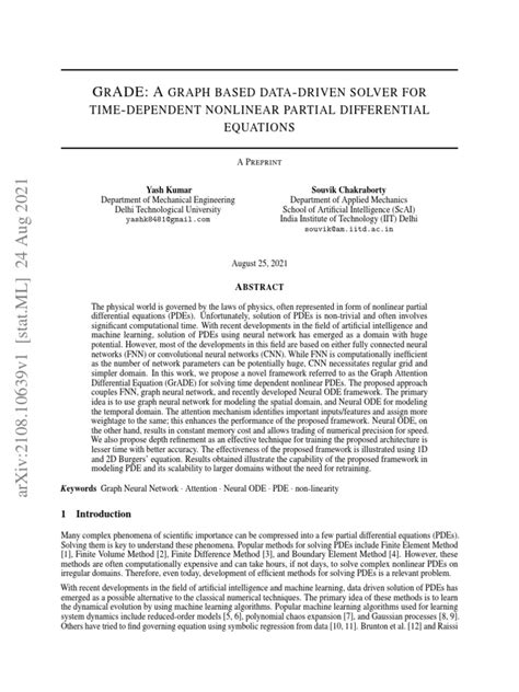 grade a graph based data driven solver f pdf partial differential equation artificial