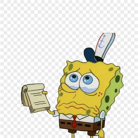 HD Spongebob Crying Character Transparent PNG Citypng