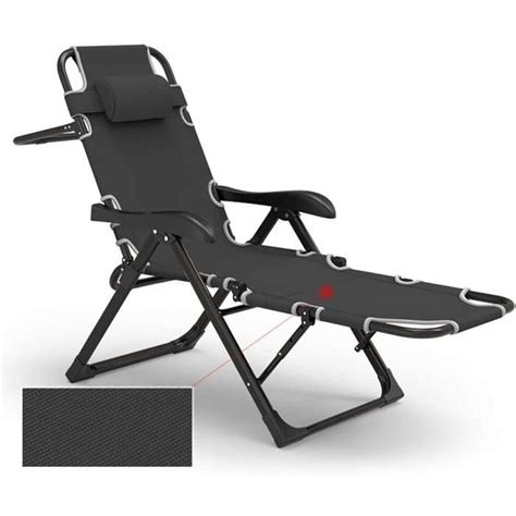 Ucyg Chaise Longue Bain De Soleil Pliable Inclinable Relax Transat