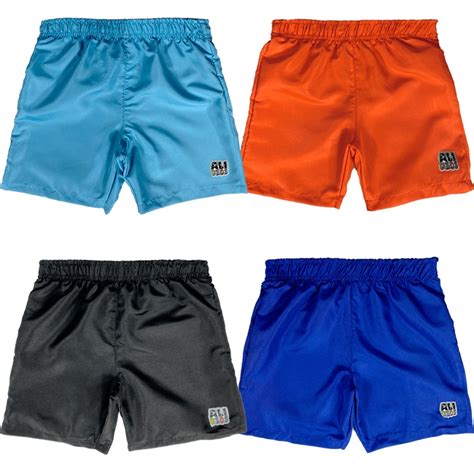 Kit C Shorts Masculino Mauricinho Tactel Premium Bermuda Praia