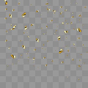 Confeti Dorado PNG Imágenes Transparentes Vectores y Archivos PSD