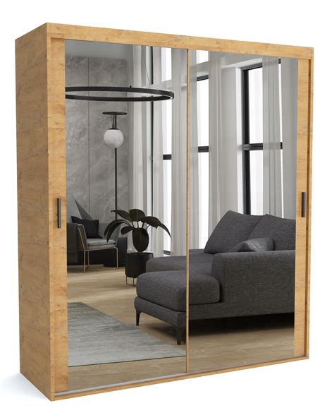 Szafa przesuwna Mat 5 na wymiar z lustrem 150 cm Ślak furniture