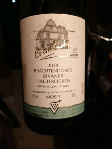 Brachtendorf S Rivaner Halbtrocken Vivino US
