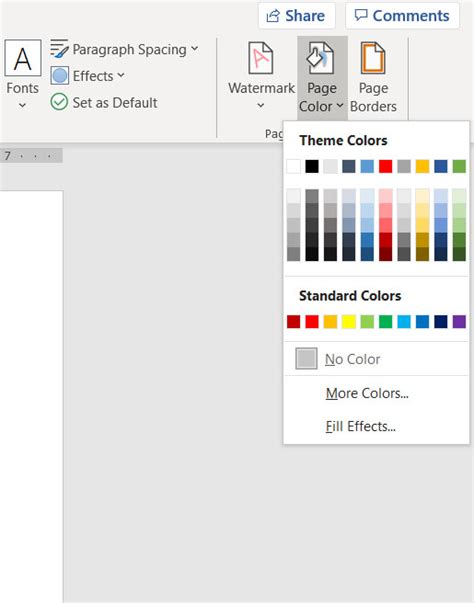 How To Change Background Color In Microsoft Word For Office
