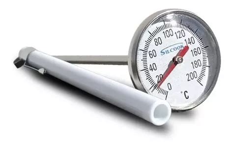Termómetro Pincha Carne Analógico De Acero Inox 200 Grados