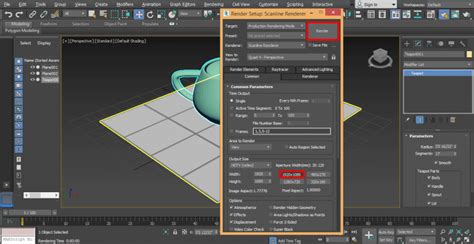 Rendering In 3ds Max Creating Render Setup For 3D Objects