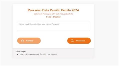 Cara Cek Apakah Kita Terdaftar Sebagai Pemilih Di DPT Pemilu 2024