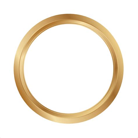 Golden Ring Vector Illustration Gold Circle Frame 32404444 Vector Art
