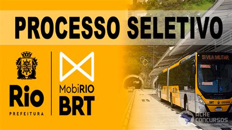 Mobi Rio RJ abre seleção para Assistente de Arrecadação