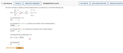 [solved] 7 [4 5 points] details previous answers devorestat9 4 2 012 course hero