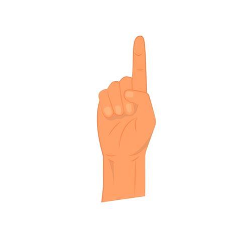 Señalar con la mano el dedo índice toca en la pantalla o muestra algo