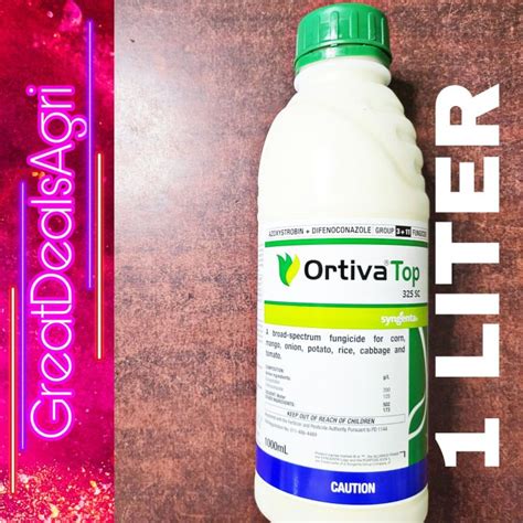 ORTIVA TOP 325 SC AZOXYSTROBIN AND DIFENOCONAZOLE FUNGICIDE 1 LITER