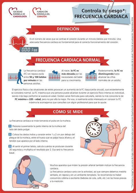 Frecuencia cardiaca Es el número de veces que se contrae el corazón