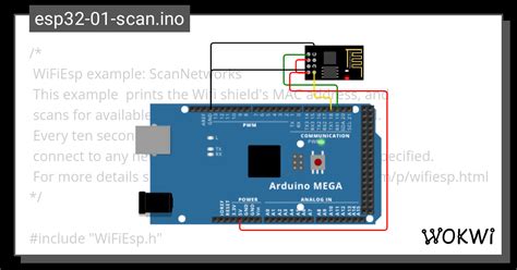 Esp32 01 Scan Ino Wokwi ESP32 STM32 Arduino Simulator