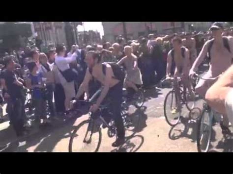 London 2013 Naked Cycle Rally YouTube