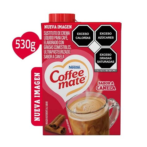 Sustituto de crema para café Coffee Mate líquido sabor canela 530 g