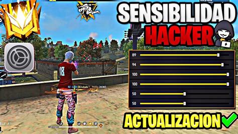 La Mejor Configuraci N Para Free Fire Nueva Actualizaci N Todo Rojo