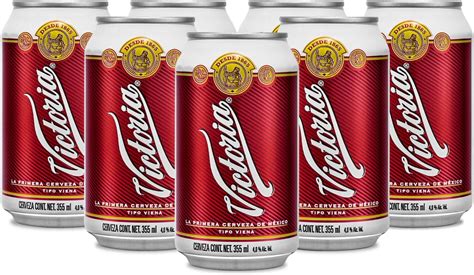 Cerveza Victoria tipo Viena 24 latas de 355 ml aroma a maltas y lúpulo