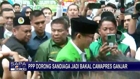 Usung Sandiaga Uno Jadi Pendamping Ganjar Pranowo Plt Ketum Ppp Sebut
