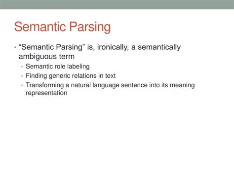 ppt dependency parsing ， framenet semantic role labeling semantic parsing powerpoint