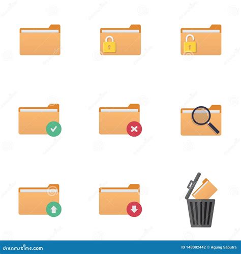 Dise o Plano Del Icono Del Fichero Ilustración del Vector Ilustración