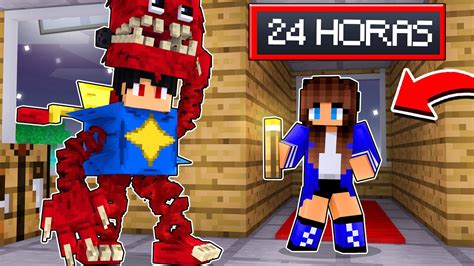 Me Vesti De BOXY BOO E ASSUSTEI Meus AMIGOS No Minecraft Por 24 HORAS