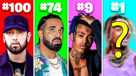The Most Streamed Rap Songs Of All Time Updated Youtube