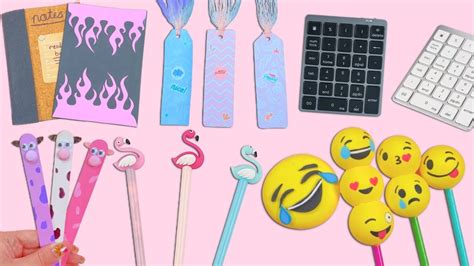 12 IDEIAS DE MATERIAL ESCOLAR DIY TRUQUES DE VOLTA ÀS AULAS E